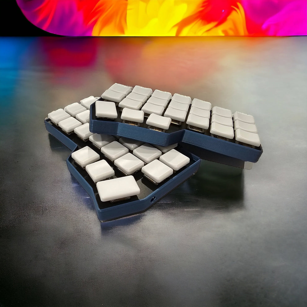 Corne v4: Choc - Split Ergonomic Keyboard with Tenting Kit, RGB LED Ba ...