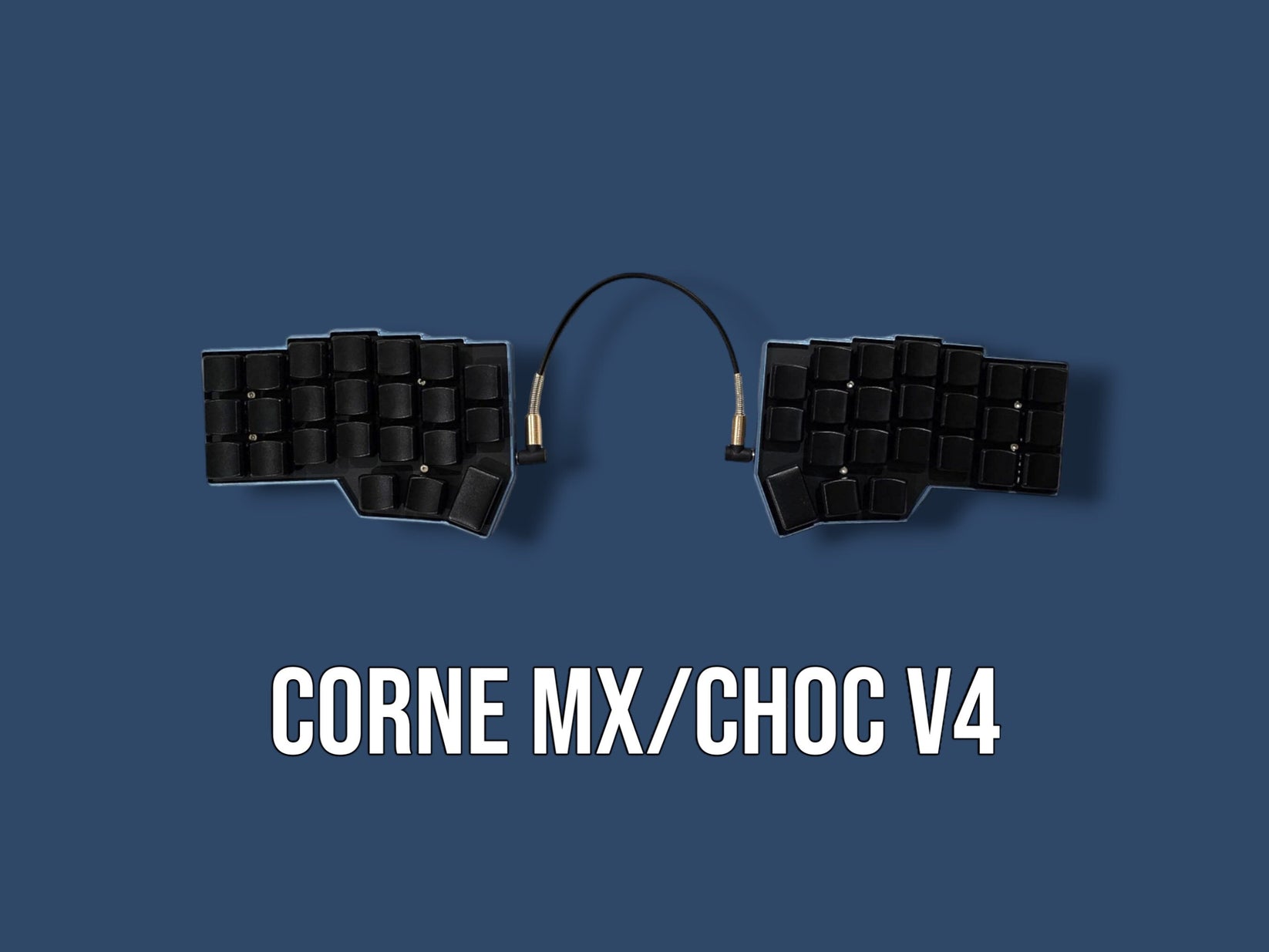 Corne v4: Choc - Split Ergonomic Keyboard with Tenting Kit, RGB LED Ba ...